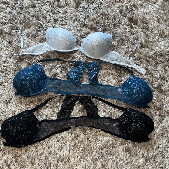 Victoria's Secret | Intimates & Sleepwear | 3 Victorias Secret Lace And ...